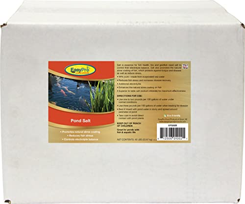 EasyPro EPS50B Pond Salt - 50 lb Box - Initial Dose 1-3 lbs per 100 gallons - Bottle Treats 1666 to 5000 gallons