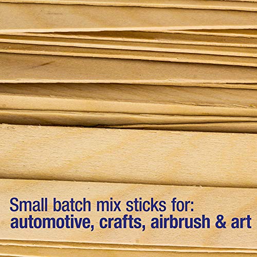 TCP Global Wood Paint Mixing Sticks - 50 Pack - Automotive, Crafts, Airbrush, Art