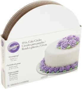 wilton 10-inch white cake boards, 10 count