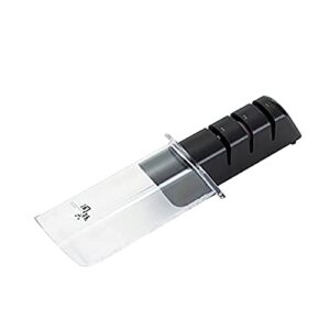 kai seki magoroku diamond and ceramic sharpener (ap-0308), black/white, 141 * 51 * 55 mm (length x widthx height)