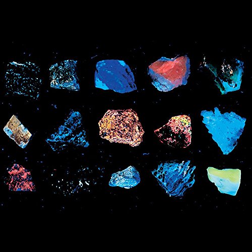 Long-Wave Fluorescent Minerals Collection