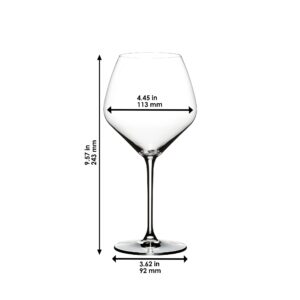 Riedel Heart Wine Glass, 27-1/8-ounce, Clear