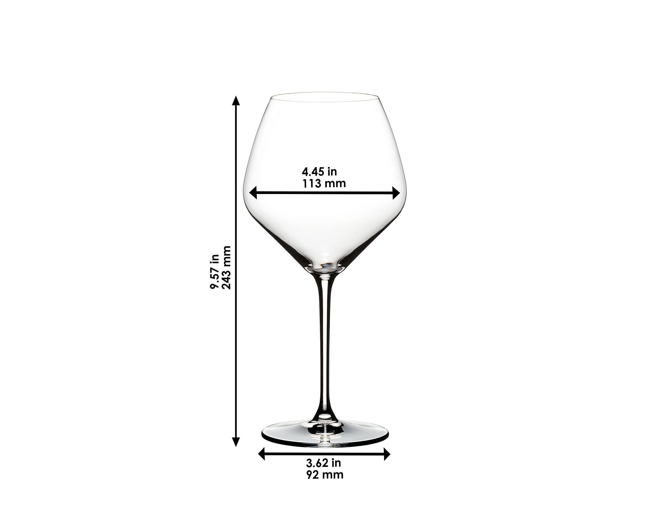 Riedel Heart Wine Glass, 27-1/8-ounce, Clear