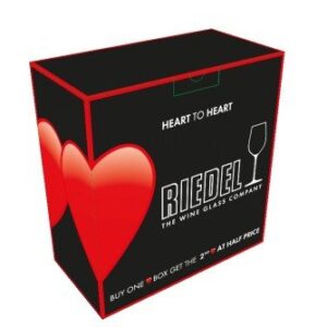 Riedel Heart to Heart Chardonnay Glasses, Set of 2, Clear, 23-5/8-oz -