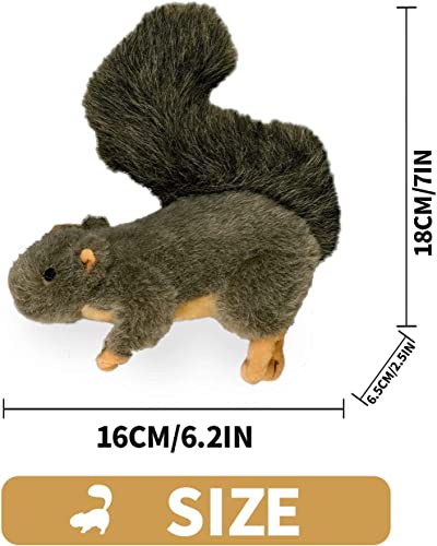 ALL FOR PAWS Classic Squirrel Pet Toys, Small