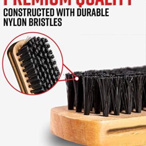 Adam's Polishes Cockpit Detailing Brush - Car Cleaning Brush | Scrub Brush for Interior Leather Cleaner Carpet Upholstery Fabric Shoe Sofa Shower Bathroom Pet | Car Wash Kit - Car Cleaning Supplies