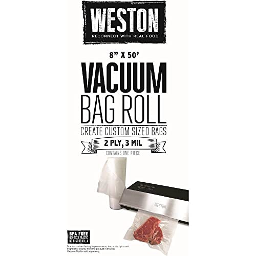 Weston 1119 Vacuum Sealer, 8" x 50', Clear