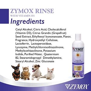 ZYMOX Leave-in Conditioner with Vitamin D3 for Cats & Dogs, 12oz