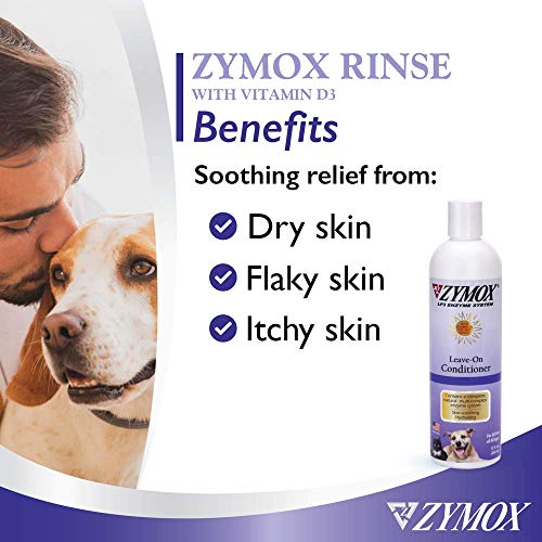 ZYMOX Leave-in Conditioner with Vitamin D3 for Cats & Dogs, 12oz