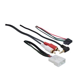 metra 70-8114 steering wheel control wire harness with rca for 2003-up select toyota/scion/lexus vehicles