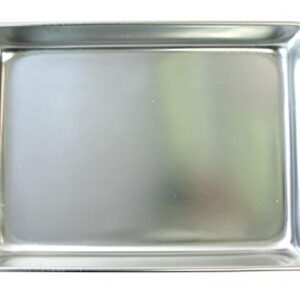 American Educational Aluminum Large Dissecting Pan without Wax, 13-1/8" Length x 9-3/8" Width x 2-1/4" Height