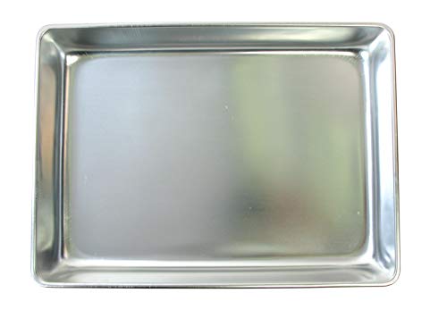 American Educational Aluminum Large Dissecting Pan without Wax, 13-1/8" Length x 9-3/8" Width x 2-1/4" Height