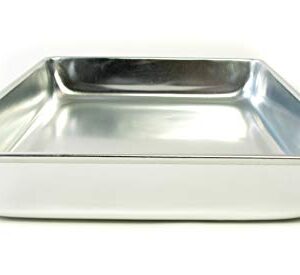 American Educational Aluminum Large Dissecting Pan without Wax, 13-1/8" Length x 9-3/8" Width x 2-1/4" Height