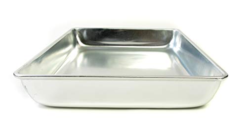 American Educational Aluminum Large Dissecting Pan without Wax, 13-1/8" Length x 9-3/8" Width x 2-1/4" Height