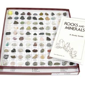 American Educational The U.S. Mounted Rocks and Minerals Collection (Pack of 100)