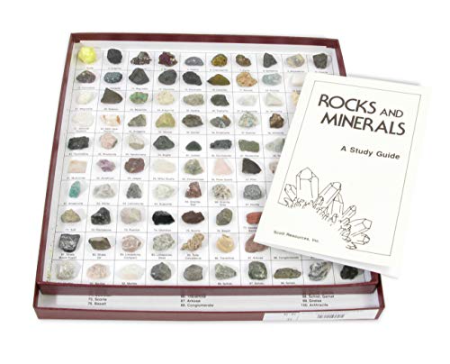 American Educational The U.S. Mounted Rocks and Minerals Collection (Pack of 100)