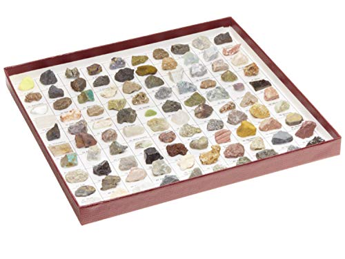 American Educational The U.S. Mounted Rocks and Minerals Collection (Pack of 100)