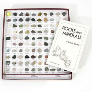 American Educational The U.S. Mounted Rocks and Minerals Collection (Pack of 100)