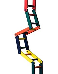 Prevue Pet Products 1140L Carpenter Creations Multi-Color Jointed Wood Ladder, 24"