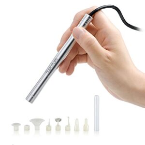 supereyes b005+ 1~200x handheld usb digital microscope endoscope loupe otoscope magnifier with 11mm diameter health kit tripod