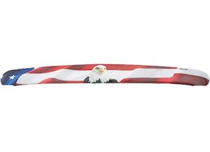 stampede | vigilante hood protector - high profile / american flag w/eagle| 2007-2018 jeep wrangler (jk, includes unlimited) | 2911-30