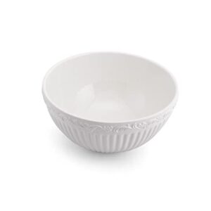 Mikasa Italian Countryside Serving Bowl, 10-Inch, White -