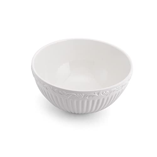 Mikasa Italian Countryside Serving Bowl, 10-Inch, White -