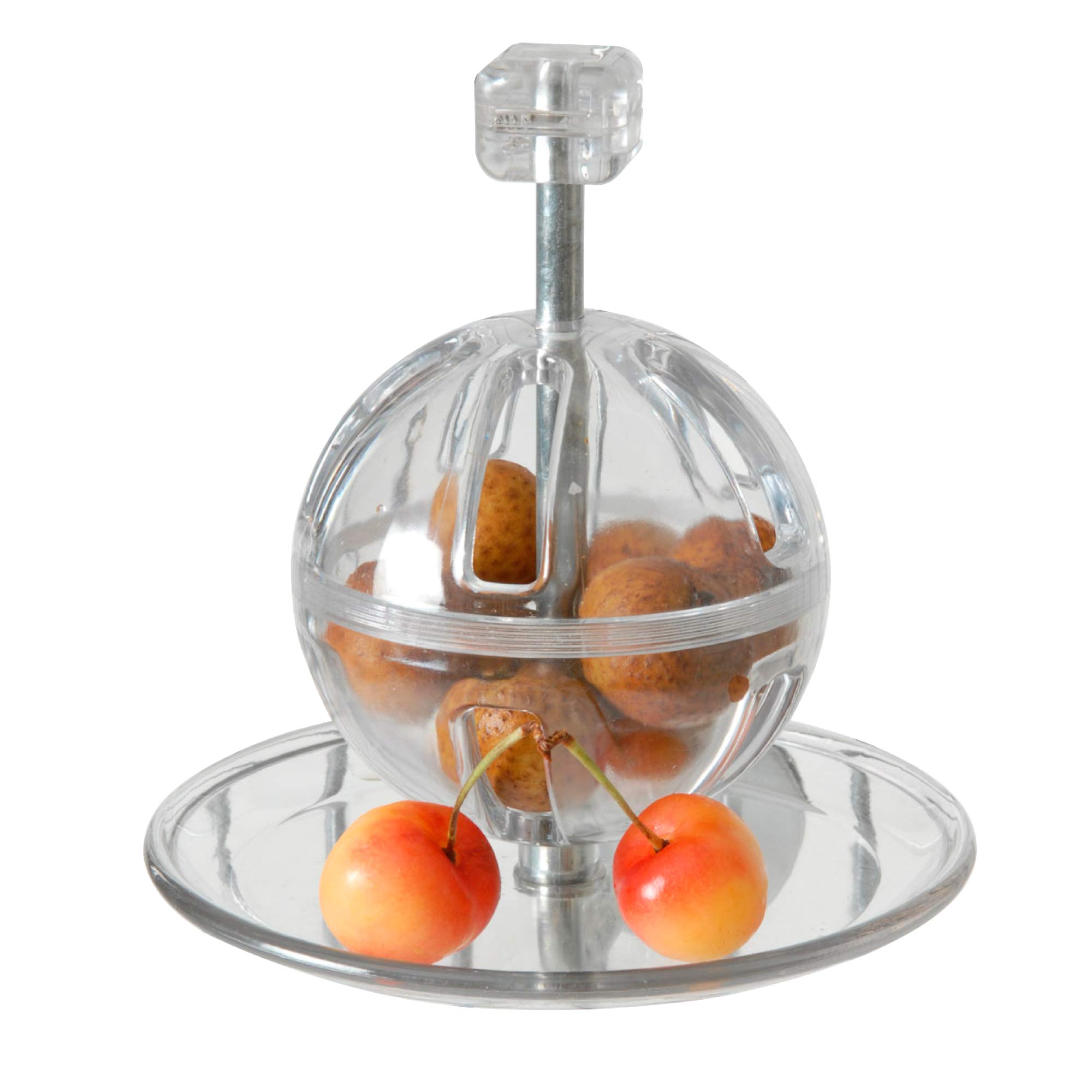 Featherland Paradise | Cage Mounted Buffet Ball | Interactive Bird Toy and Treat Dispenser | Creative Foraging Systems | Ideal for Medium to Extra Large Birds