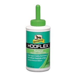 absorbine hooflex all natural dressing & conditioner, 15oz, includes applicator brush