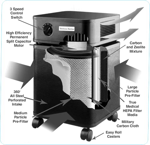 Austin Air Bedroom Machine Air Purifier, For A Better Nights Sleep, HEPA Filtration System for Allergies and Asthma (Sandstone)