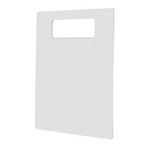 Marketing Holders 10"W x 12"H Shirt Folding Board White Acrylic Pack Of 1 Organization Apparel Laundry Fold Clothes Shirts Dress Garment Outfit Sports Wear Retail Stores Merchandise Attire Costume