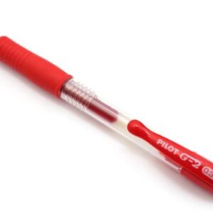 Pilot G-2 Gel Ink Pen - 0.38 mm - Red (Set of 2pcs)