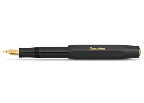 Kaweco Classic Sport Fountain Pen, Black, Fine Nib