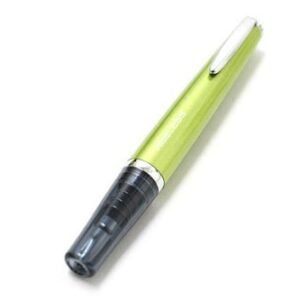 PILOT Ageless Present Collection Ballpoint Pen, Lime Green Barrel, Blue Ink, Medium Point (61022)