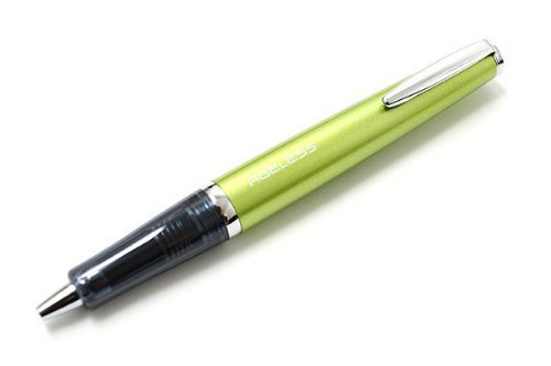 PILOT Ageless Present Collection Ballpoint Pen, Lime Green Barrel, Blue Ink, Medium Point (61022)