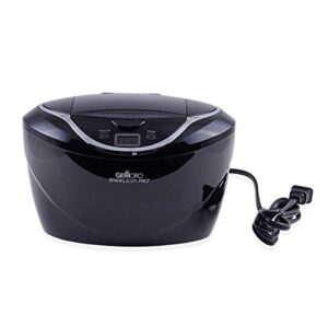 gemoro 1790 sparkle spa pro 750ml professional ultrasonic machine with 5 cleaning cycles and black digital timer