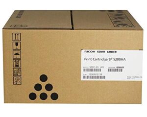 ricoh 406683 black aio toner cartridge type sp 5200ha