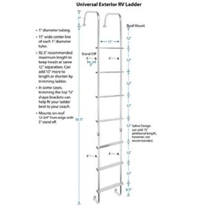 Stromberg Carlson 139.21 LA-401 Universal Exterior RV Ladder