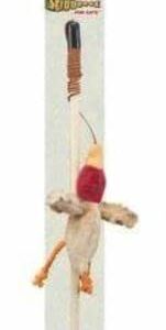 Ethical Pets Bulk Buy (3-Pack) Skinneeez Forest Friends Wand for Cats 12 inch Rabbit, Duck Or Chipmunk 2727