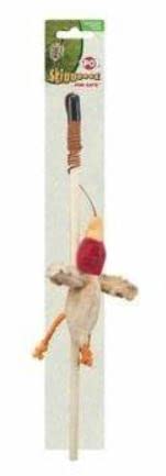 Ethical Pets Bulk Buy (3-Pack) Skinneeez Forest Friends Wand for Cats 12 inch Rabbit, Duck Or Chipmunk 2727