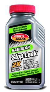 bar's leaks radiator stop leak 2x concentrate, 6 oz.