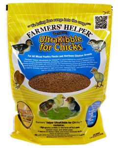 farmers' helper ultrakibble food for baby chickens, turkeys, peafowl, guinea fowl, geese, pheasants and ducks, 28 ounce, 6 pack