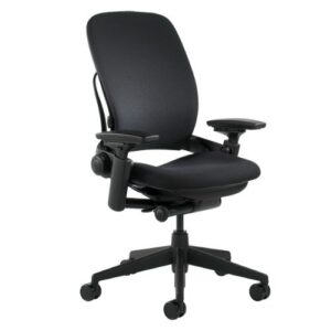 steelcase leap fabric chair, black, -