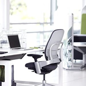 Steelcase Leap Fabric Chair, Black, -