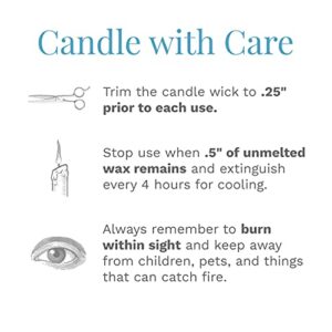 CANDLE-LITE Ocean Blue Mist Scent 3-Wick Aromatherapy Candle with 20-40 Hours of Burn Time, 10 oz