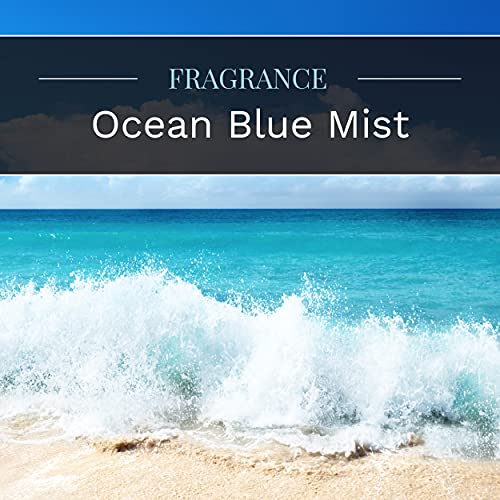 CANDLE-LITE Ocean Blue Mist Scent 3-Wick Aromatherapy Candle with 20-40 Hours of Burn Time, 10 oz