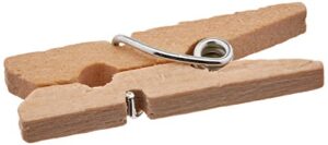 darice 9151-08 mini spring clothes pin, natural, 1-inch