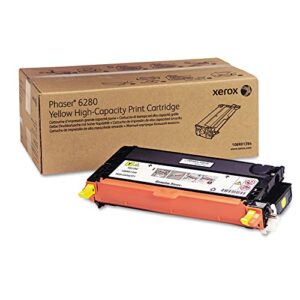 xerox high capcity print cartridge, phaser 6280, yellow (106r01394)