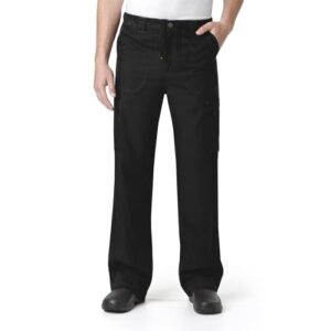 carhartt ripstop: men’s boot cut cargo pant — black, l