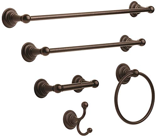 Delta Faucet 134435 Providence 24" Towel Bar, SpotShield Venetian Bronze